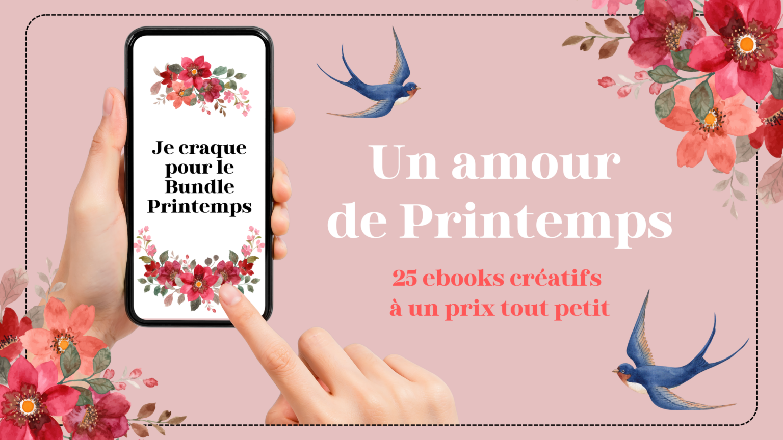 Bundle du Printemps – 25 ebooks créatifs et printaniers
